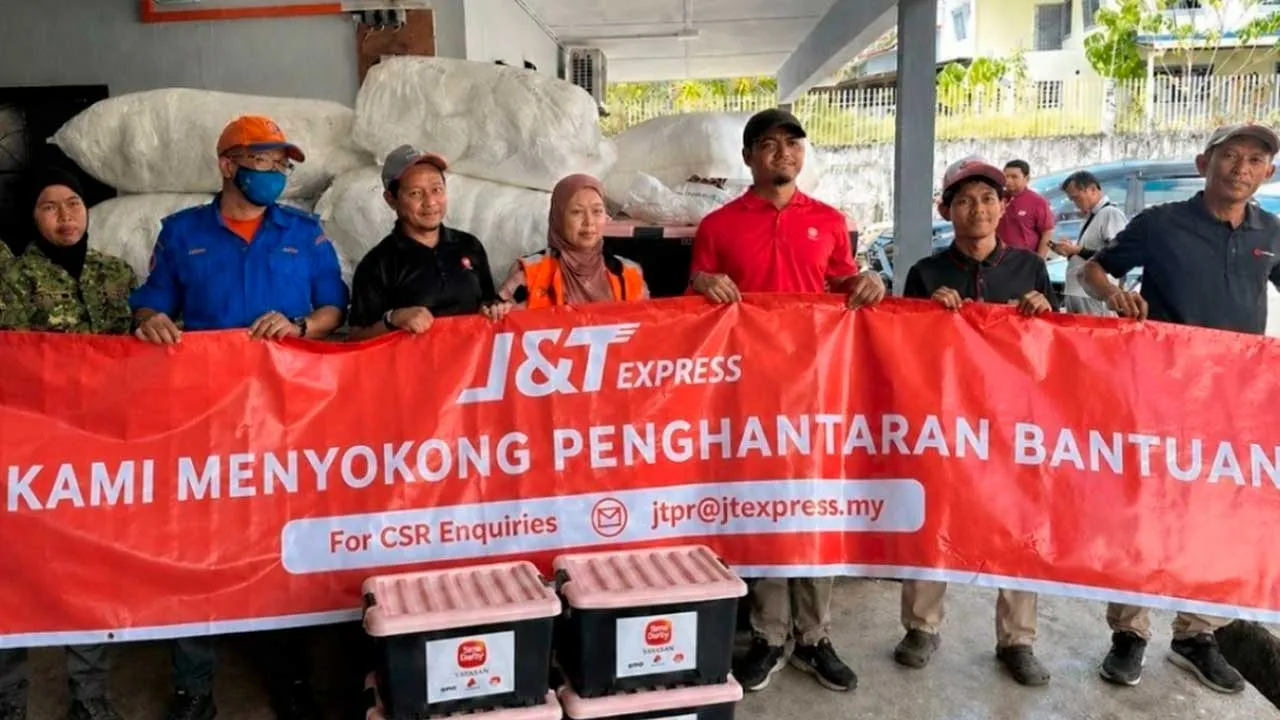 J&T Express Malaysia terus salur bantuan, logistik kepada mangsa ...
